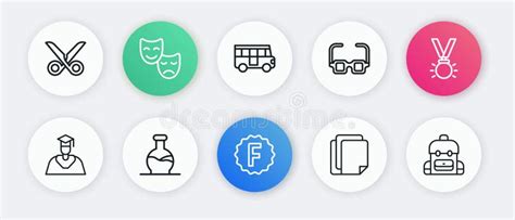 Set Line Exam Paper With Incorrect Answers Medal Graduate And