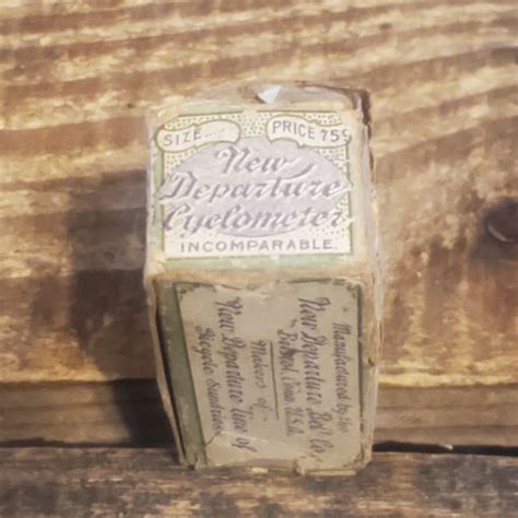 Sold Antique Toc Nos New Departure Cyclometer In Box Archive Sold