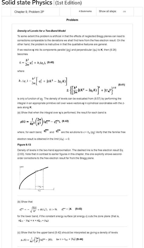 Solved Solid State Physics St Edition Chapter Problem Chegg