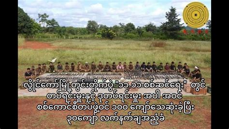 ၁၁ ၁၁ စစ်ဆင်ရေးတွင် တပ်ရင်းမှူးနှင့် ဒုတပ်ရင်းမှူး အပါ အဝင် စစ်ကောင်စီတပ်ဖွဲဝင် ၁၀၀ ကျော