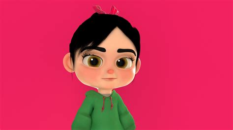 Vanellope Character From Wreck It Ralph 3d Turbosquid 2073902