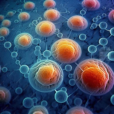 Premium Ai Image Human Cell Microscope Premium Ai Image Human Cell Microscope