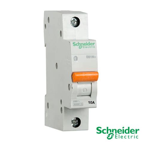 Автоматичен предпазител Schneider, 10A, Крива C, Еднополюсен - eMAG.bg