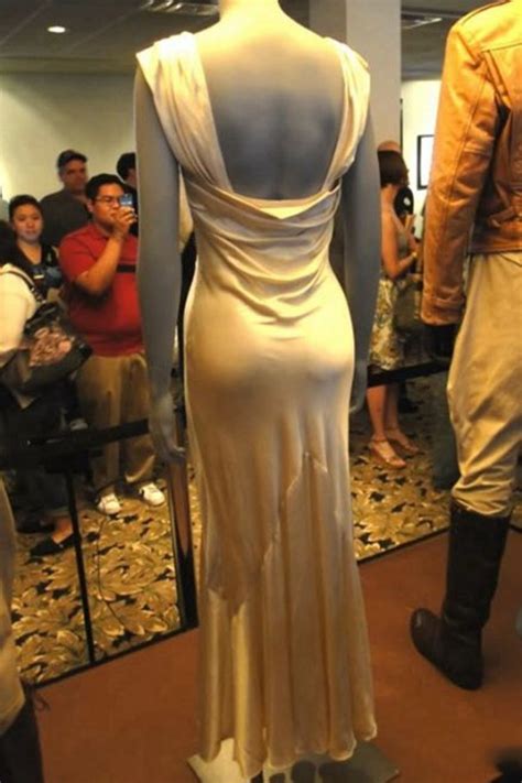 Jennifer Connelly White Backless Dress In Movie The Rocketeer