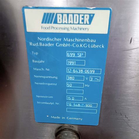 Separator Baader Type 699 Sp