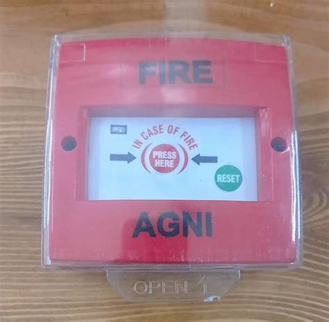 Manual Plastic Call Point Fire Alarm At ₹ 1850 Piece Smoke Alarms In