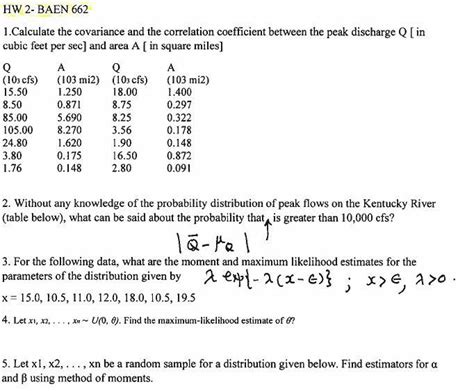 Solved Calculate The Covariance And The Correlation Chegg