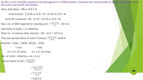 Volumetric Analysis Numericals Problems Class 12 Chemistry