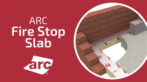 Arc Fire Stop Slab Effective Fire Stopping In The Cavity For External Masonry Walls Youtube