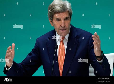 John Kerry Us Special Presidential Envoy For Climate Speaks During A News Conference At The