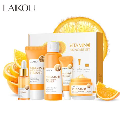 LAIKOU Vitamin C Brightening Skin Care Set 5pcs – Laikou Official