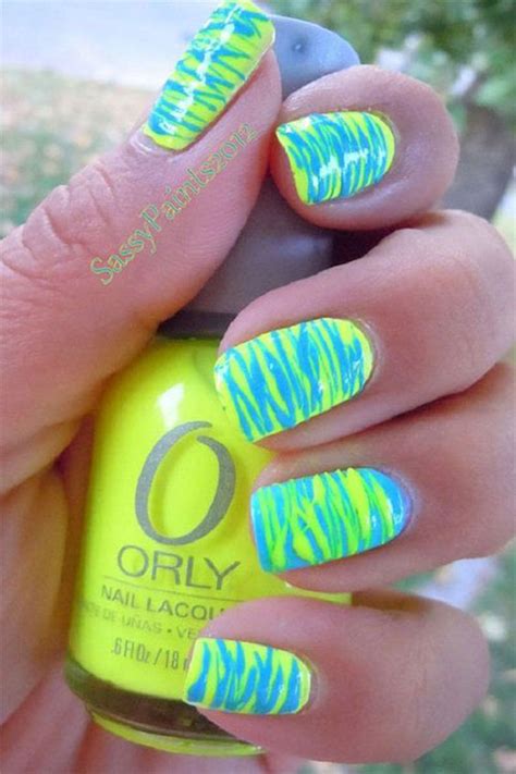 10 Neon Summer Nails Art Designs And Ideas 2018 Fabulous Nail Art Designs