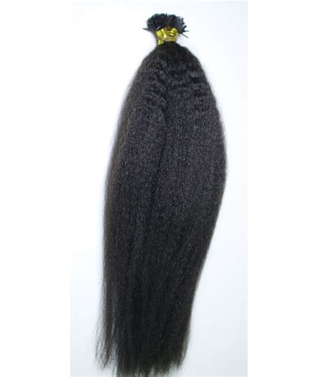 Kinky Straight Itip Extensions Taupe