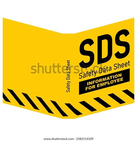 Safety Data Sheet Binder File Document Stock Vector Royalty Free