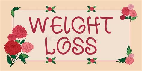 Conceptual Display Weight Loss Business Approach Decrease In Body