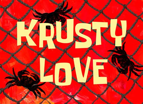 Spongebob Amore Krusty Krusty Love Encyclopedia Spongebobia Fandom
