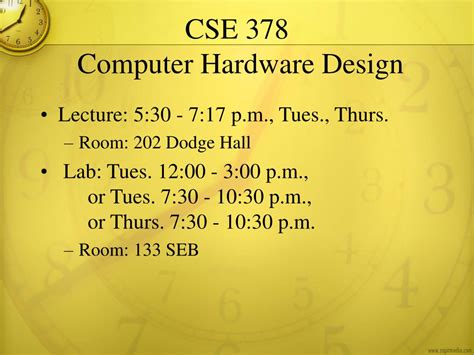 PPT CSE 378 Computer Hardware Design PowerPoint Presentation Free Download ID 53434