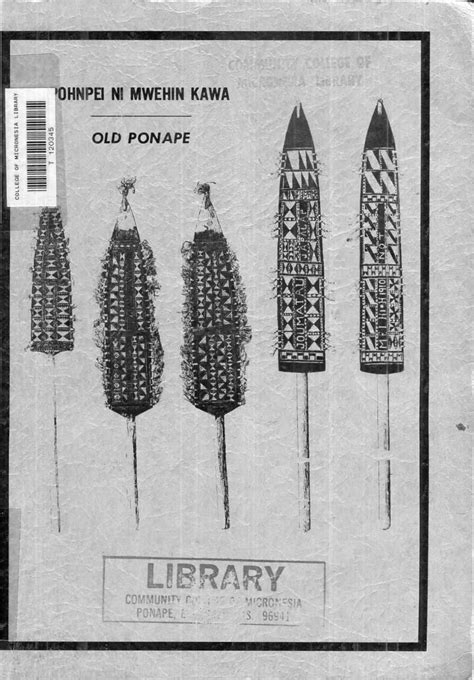 Pasifika “pohnpei Ni Mwehin Kawa Old Ponape” Googlwiaoam
