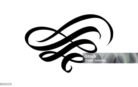 빈티지 소용돌이 서 예 번성 벡터 분배자 장식 디자인 책 인사말 카드 결혼식 초대장 발렌타인 데이용 일러스트 0명에 대한 스톡 벡터 아트 및 기타 이미지 Istock