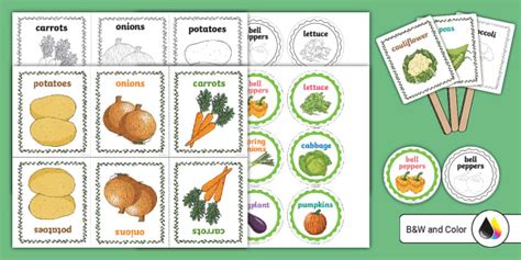 Vegetable Garden Labels