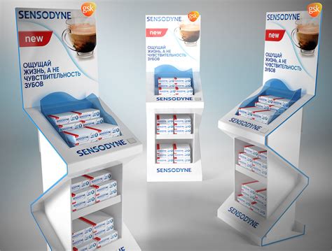 Display Concept For Sensodyne Toothpaste On Behance