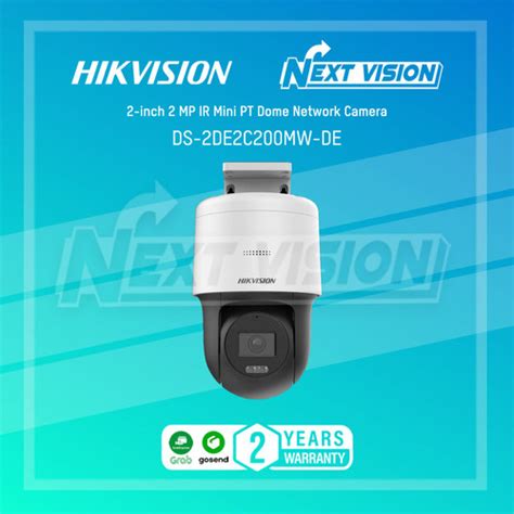 Jual Ds 2de2c200mw De Hikvision Ip Cam Mini Pt Dome 2mp Ir Support Audio Jakarta Barat
