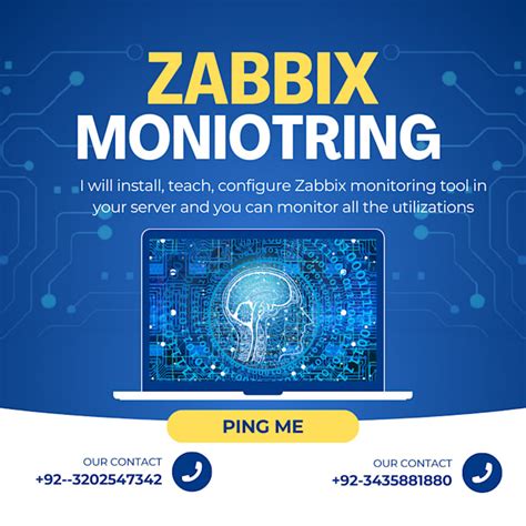 install the zabbix monitoring tool in your infrastructure by hammadk582