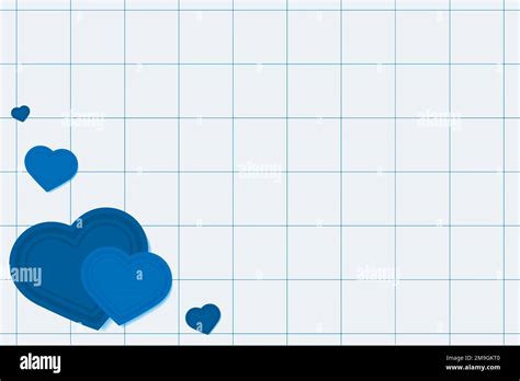 Vector Heart Corner Border Grid Background Stock Vector Image And Art Alamy