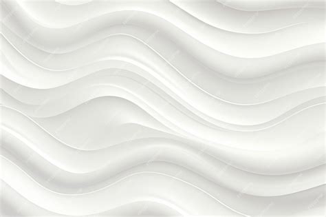 Premium Photo White Wave Background For Flowing Designs