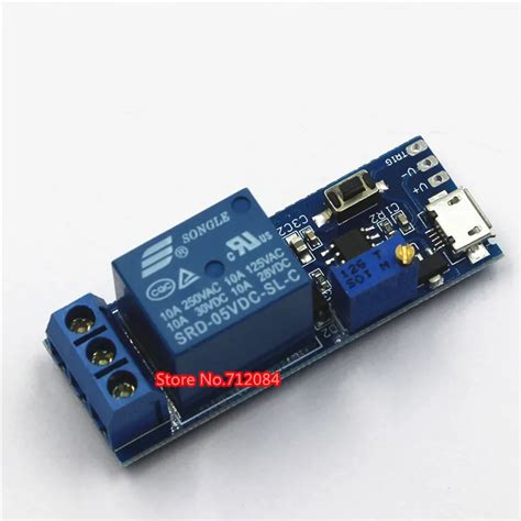 Trigger Delay Timer Relay Conduction Relay Module Time Delay Switch Wide Voltage V V In