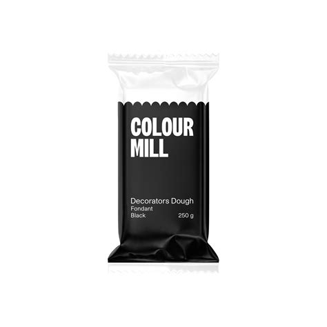 Colour Mill Ready To Use Fondant Black