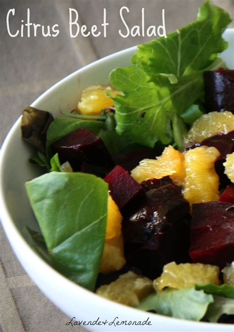 Citrus Beet Salad Lavende And Lemonade