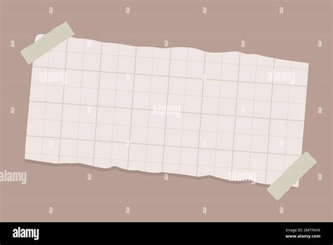 Beige Grid Notepaper Template Vector Stock Vector Image And Art Alamy