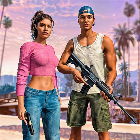 Gta 6 Style Game Icon Behance