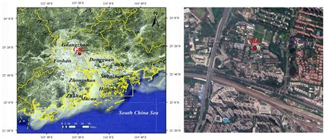 Location Of Sampling Site Guangzhou Institute Of Geochemistry Gig In