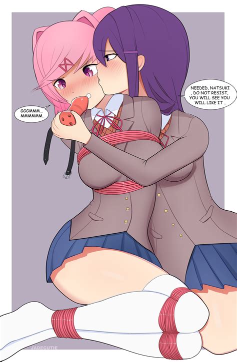 Rule 34 2girls Blush Bondage Bound Dildo Dildo Gag Doki Doki