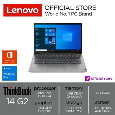 Jual Lenovo Laptop Thinkbook G Itl Intel Core I Gb Ram Gb Ssd Fhd Windows