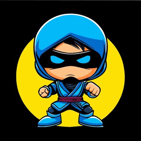 Premium Vector Japanese Ninja Boy In Action