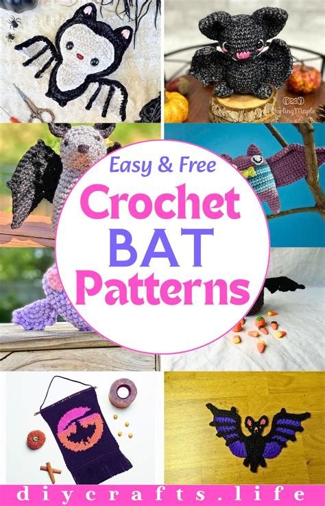 16 Free Crochet Bat Patterns Diy Crafts