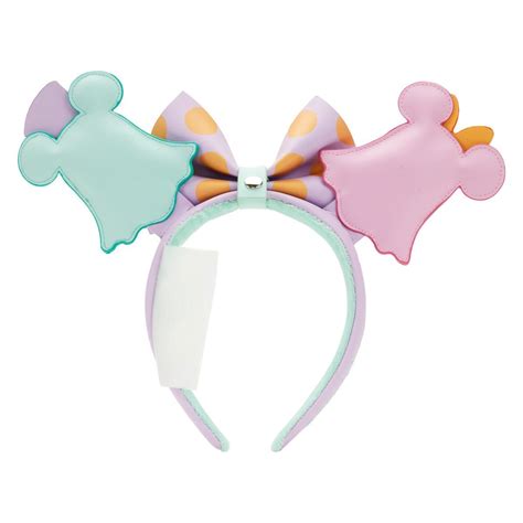 Disney Pastel Ghost Minnie And Mickey Glow In The Dark Ears Headband