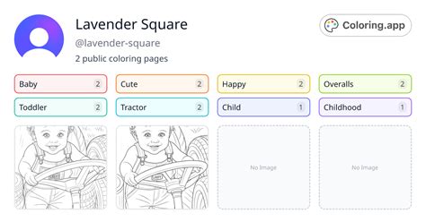 Lavender Square Lavender Square • Coloringapp