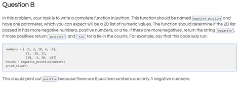 Solved Question B In This Problem Your Task Is To Write A