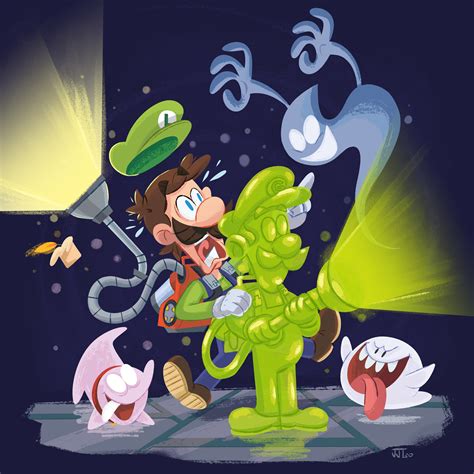 Artstation Luigi´s Mansion 3 Luigi And Gomiluigi