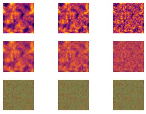 simulated states of sph lap2 random fields with squared exponential