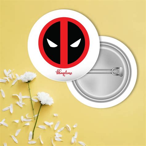 Deadpool Pin Badge At ₹ 25 00 Khengrapatti Kolkata Id 26273379362