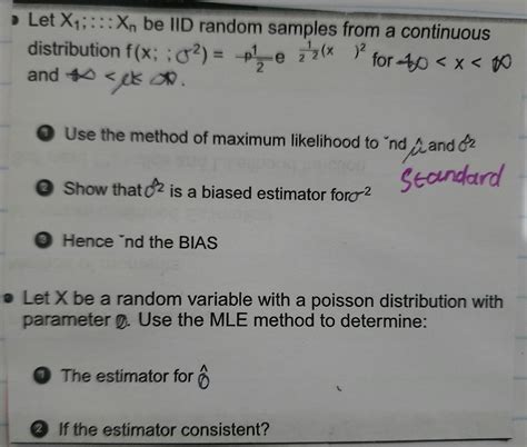 Solved Let X Xn Be IID Random Samples From A Continuous Chegg