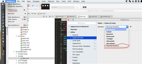 webstorm设置sublime主题及自定义主题 webstrom中怎么倒入sublime模版 csdn博客