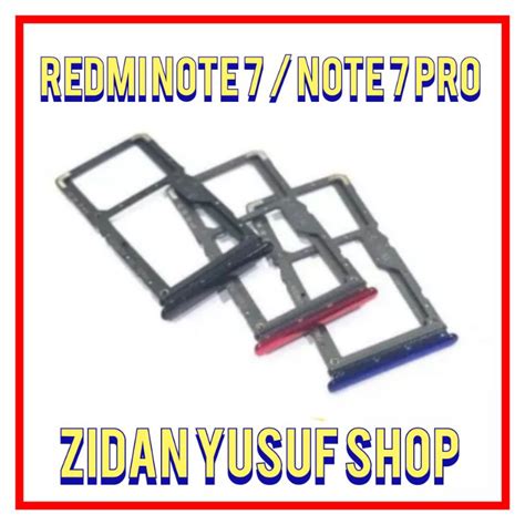 Jual Simtray Simlock Slot Sim Xiaomi Redmi Note 7 Note 7 Pro Tempat