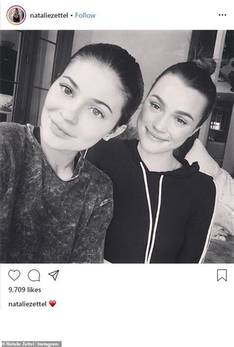Kylie Jenner Poses With Her Secret Cousin Natalie Zettel 20 Daily Mail Online