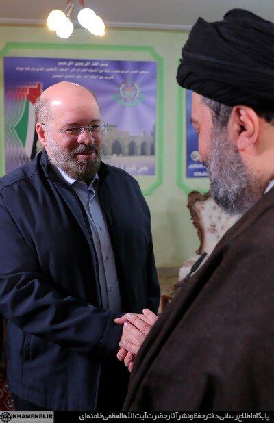 گزارش تصویری از حضور پسران رهبر انقلاب در دفتر حماس در تهران دیدار سید مصطفی، سید مجتبی، سید